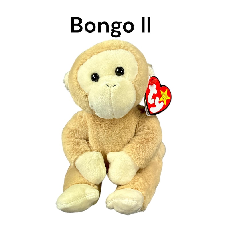 Ty Beanie Babies Monkeys Gorillas Virunga, Bongo, Missy, Congo ...