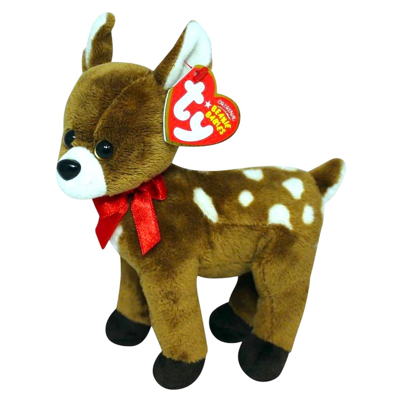 Ty Beanie Babies Reindeer Roxie, Sleighbelle, Rudy, Rooftop, Chestnut ...