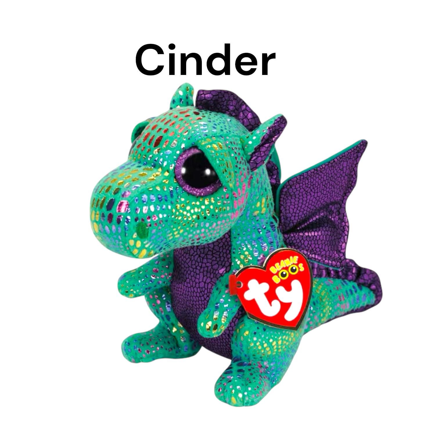 Ty Beanie Boos Dragons Saffire, Grindal, Cinder, Holly, Daphne ...
