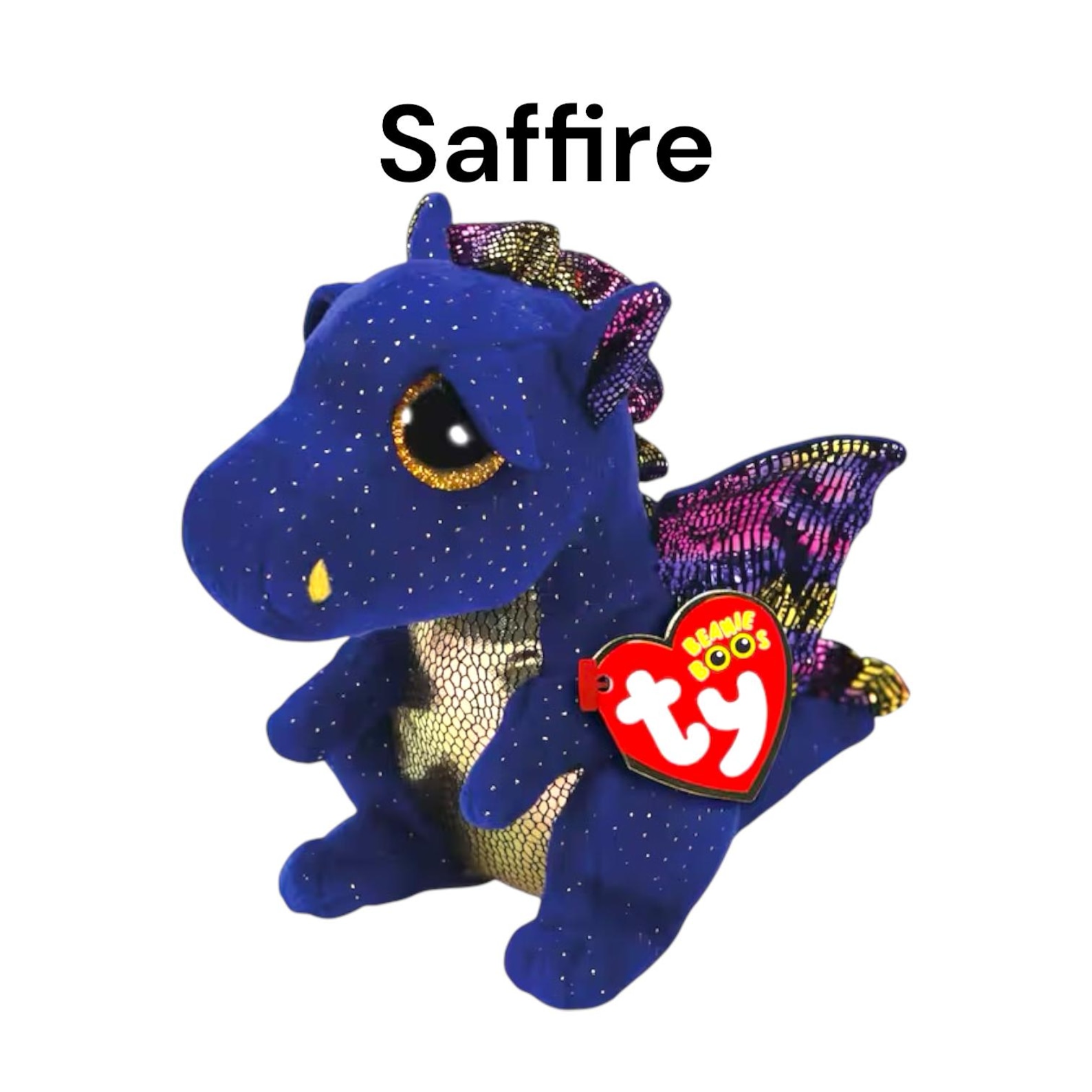 Ty Beanie Boos Dragons Saffire, Grindal, Cinder, Holly, Daphne ...
