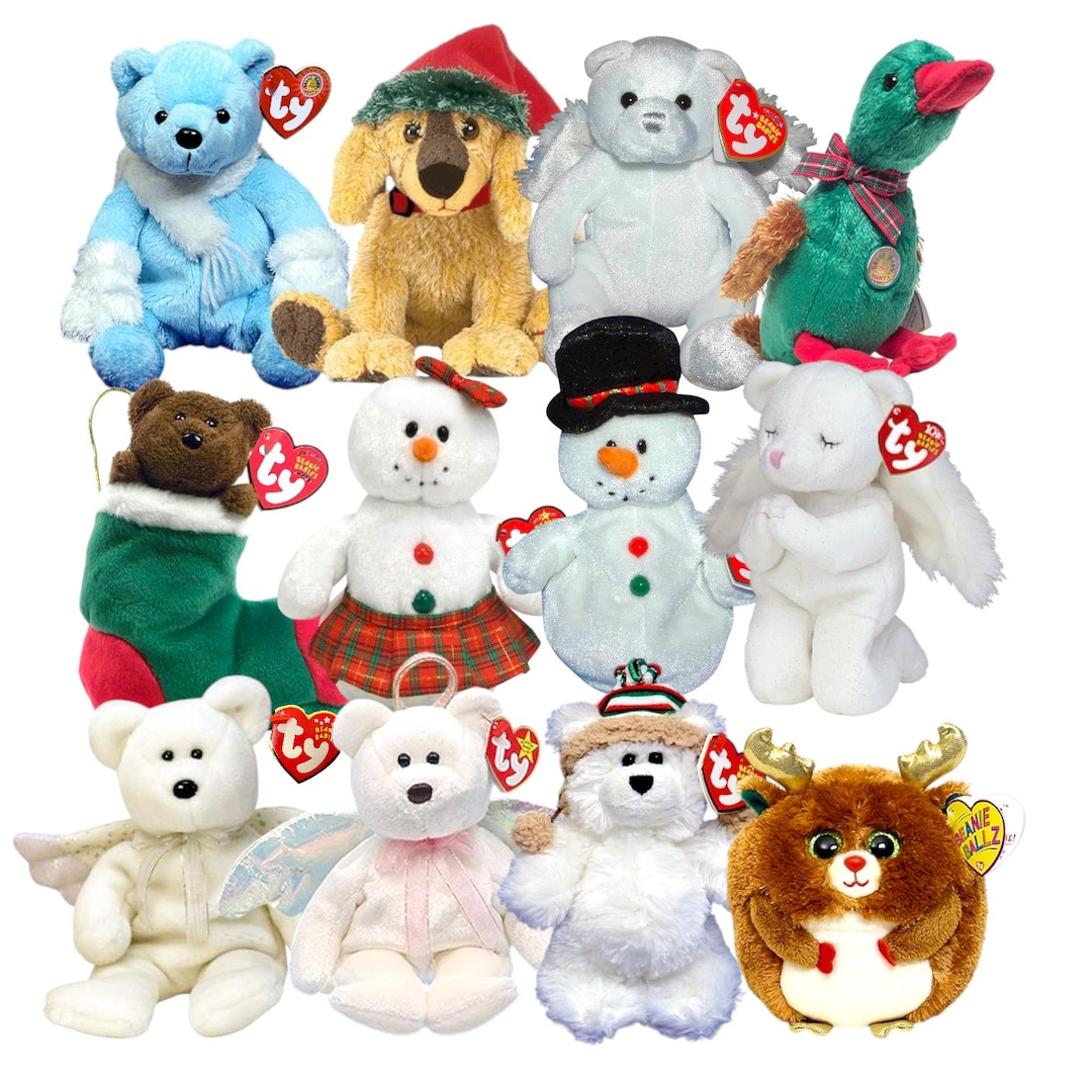 Ty Beanie Babies Winter Holiday Christmas Greetings, Ice Cubes ...