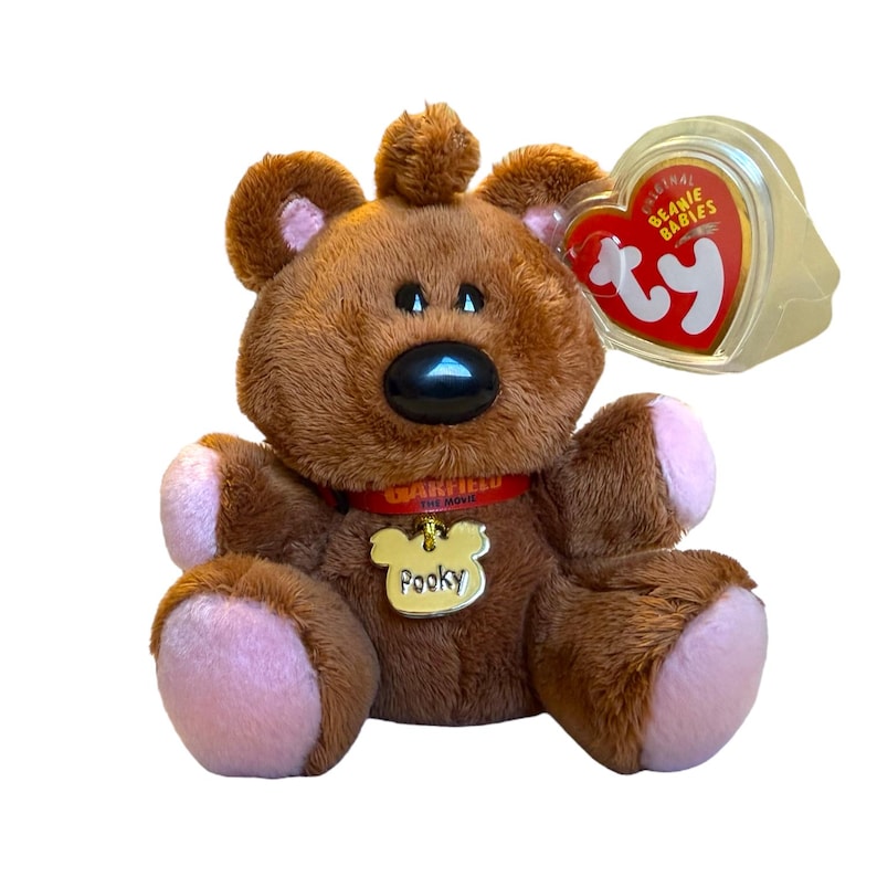 Ty Beanie Babies Garfield and Friends Pooky Bear, Pooky Buddy, Louis ...