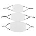 20 Pack of Blank Sublimation Face Masks, Adjustable Sides 100% ...