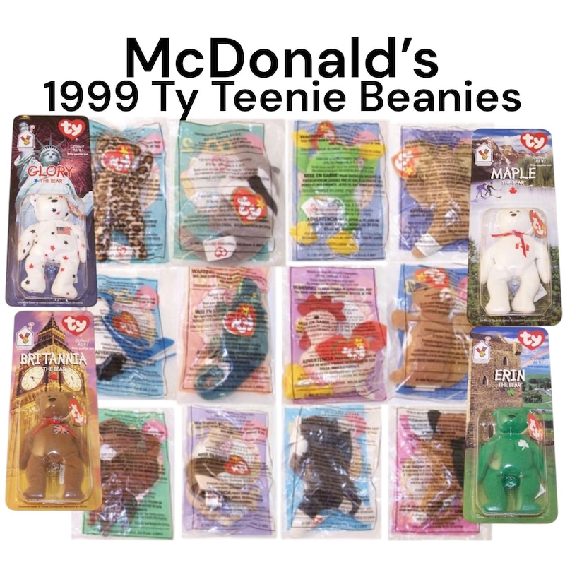 Mcdonalds Beanie Toys - Etsy