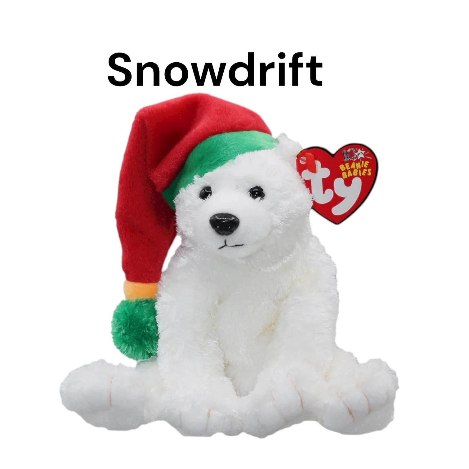 Ty Beanie Babies Holiday Winter Christmas Tinsel, Santa, Skis ...