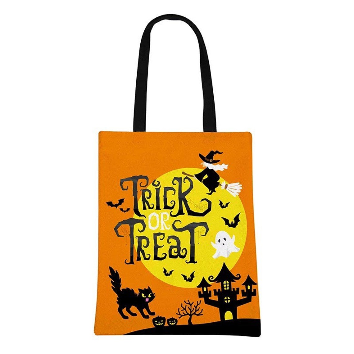 Sublimation Trick or Treat Candy Bag Halloween Candy Sack - Etsy