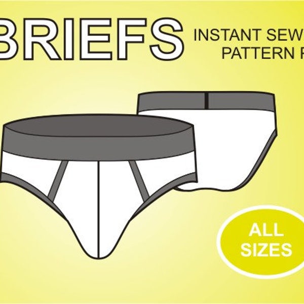 Male Underwear Sewing Pattern - Etsy