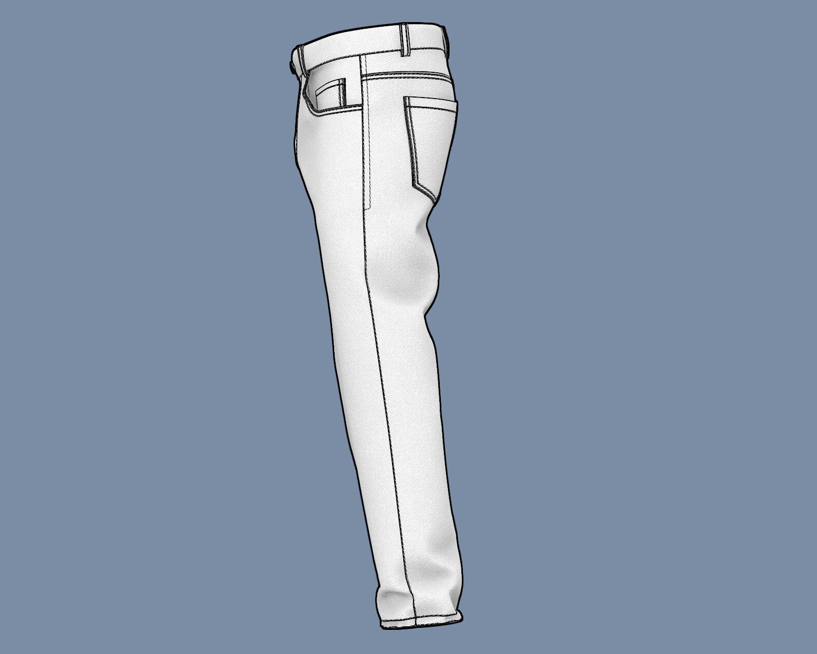 Men's Jeans Denim Pants Digital Sewing Pattern PDF - Etsy