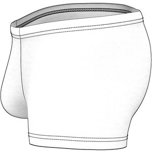 Boxer Briefs for Men With Separating Layer Inside / Mens Underwear ...