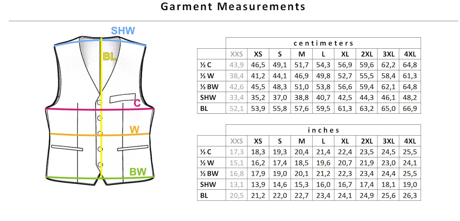 Medium Sizes Classic Vest Pattern for Men Waistcoat Man M + L + XL (US ...