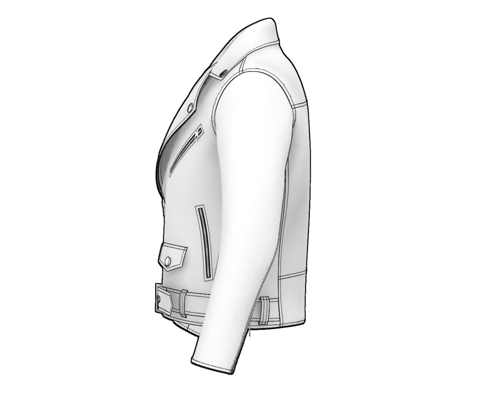 Size 3XL Iconic Biker Jacket for Men Double Rider Motorcycle Jacket ...