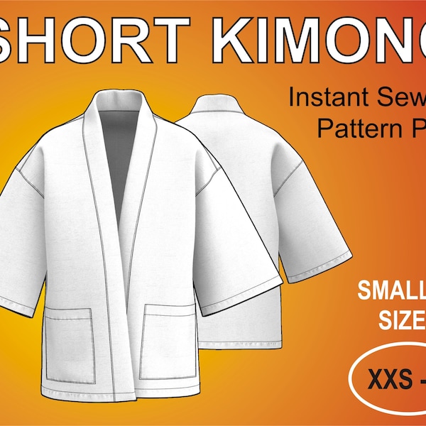 Kimono Jacket Pattern - Etsy
