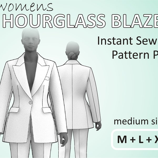 Womens Suit Pattern - Etsy