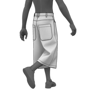 Phat Jorts Baggy Bermudas Oversized Wide Leg Skater Short Jeans ...