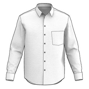 Classic Dress Shirt for Men Button up Business Formal Shirt - Medium ...