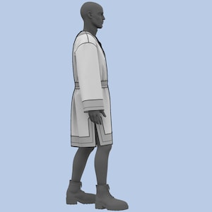 Viking Tunic - Medieval Ancient Robe - PDF Sewing Pattern Sizes M + L ...