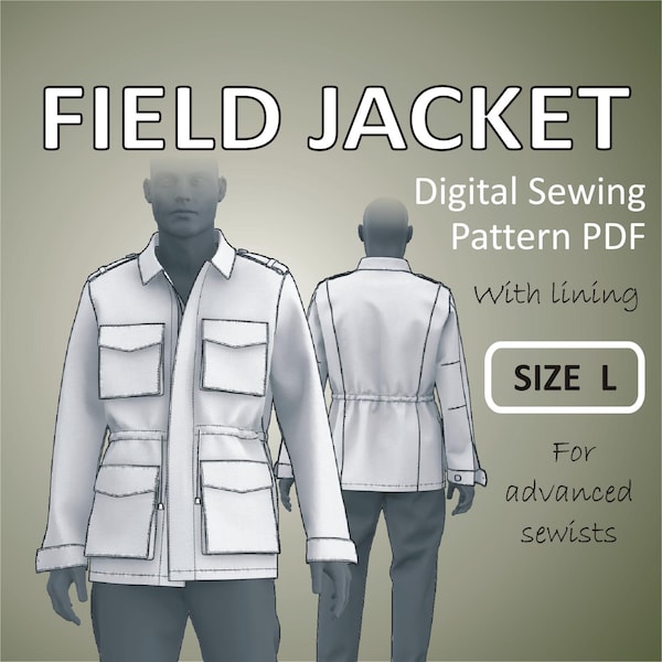 Military Jacket Pattern - Etsy
