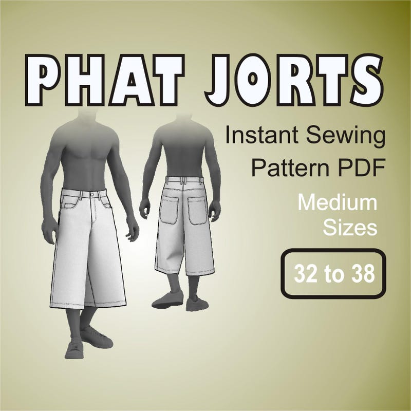 Jort Pants Pattern - Etsy UK