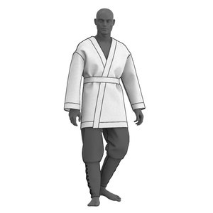 Viking Coat for Men Cosplay Easy Coat Without Lining - Digital Sewing ...