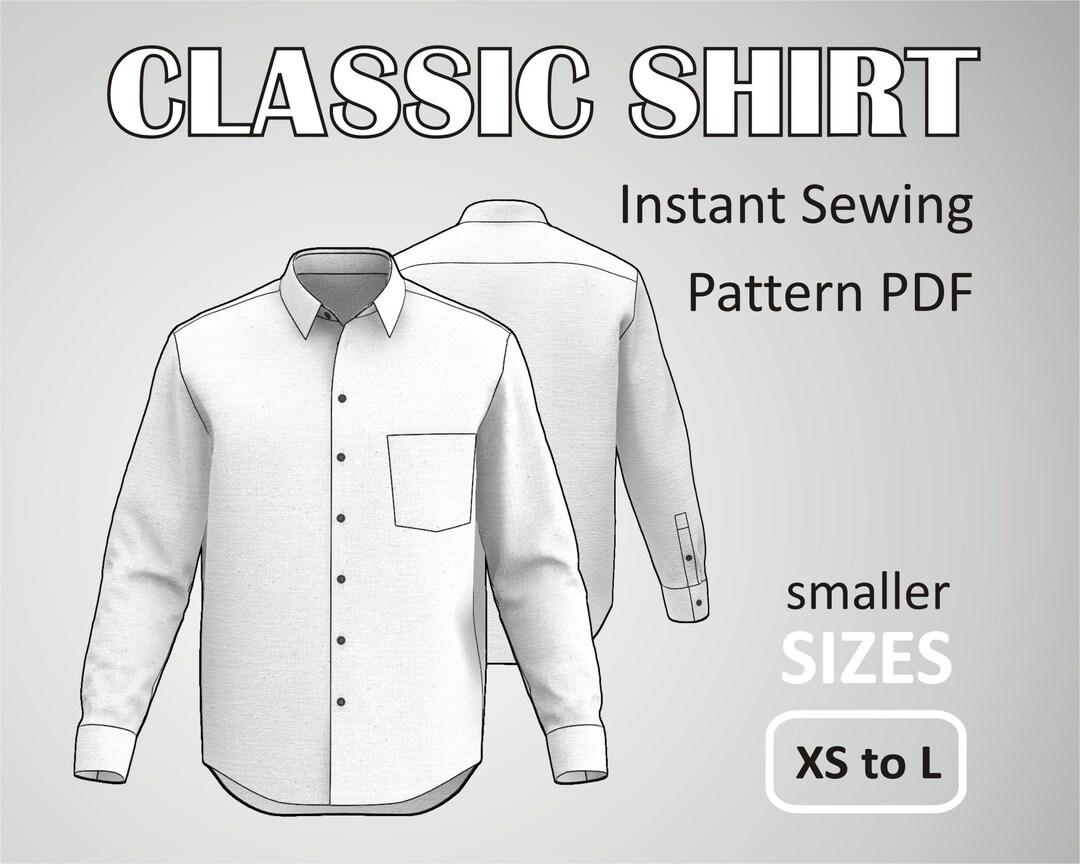 Classic Dress Shirt for Men Button up Business Formal Shirt - Etsy