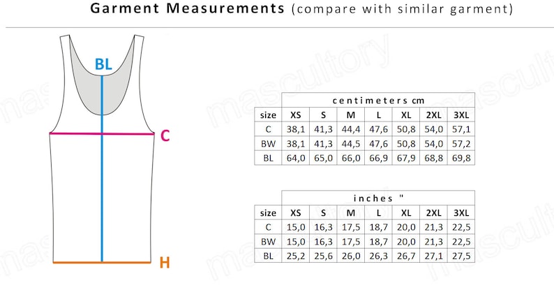Slim Fit Tank Top Singlet for Men Digital Sewing Pattern PDF Underwear ...