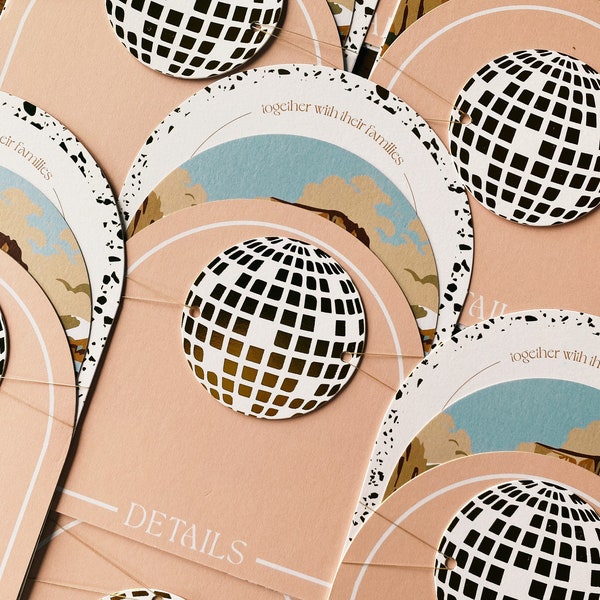 Disco Ball Invitation - Etsy