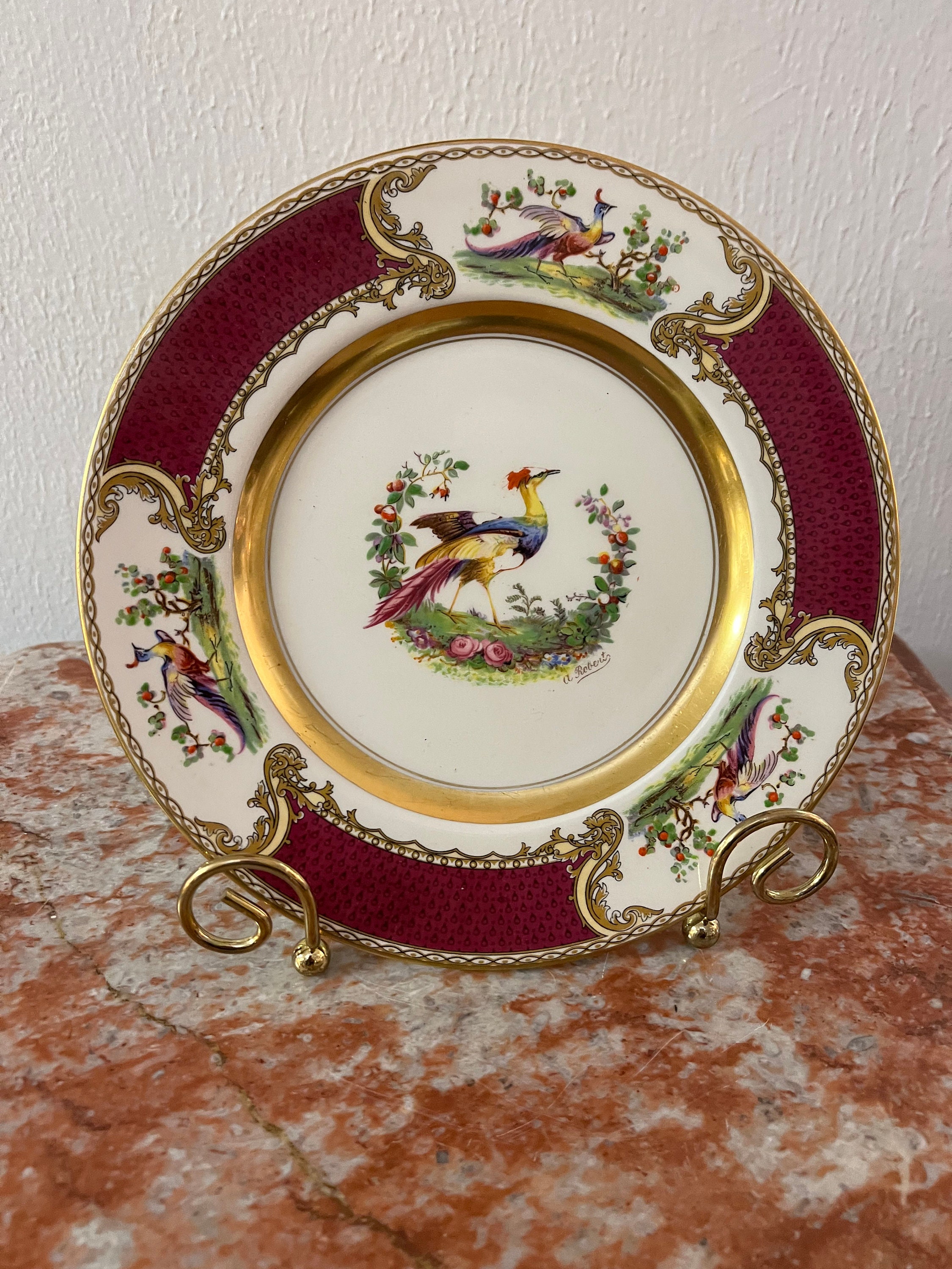 MYOTT CHINA Staffordshire England Chelsea Bird 9 Plate - Etsy