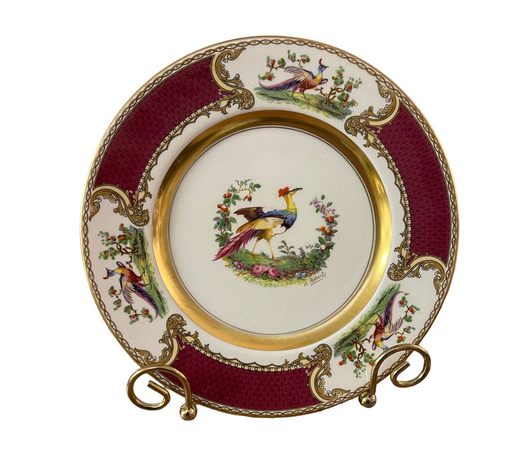 MYOTT CHINA Staffordshire England Chelsea Bird 9 Plate - Etsy
