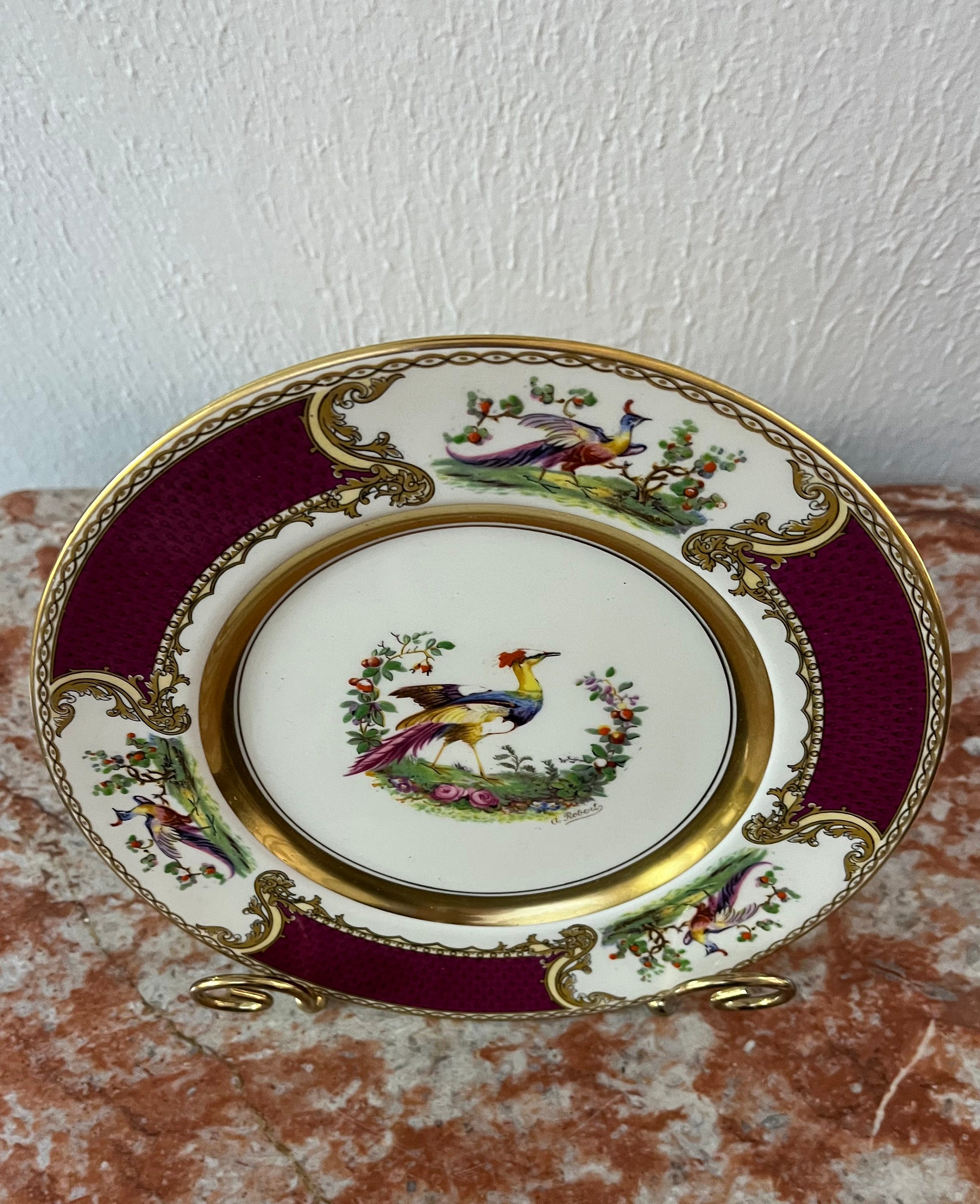 MYOTT CHINA Staffordshire England Chelsea Bird 9 Plate - Etsy