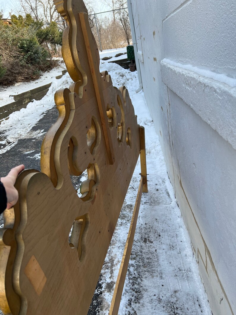 Vintage Italian Rococo Style King Headboard - Etsy