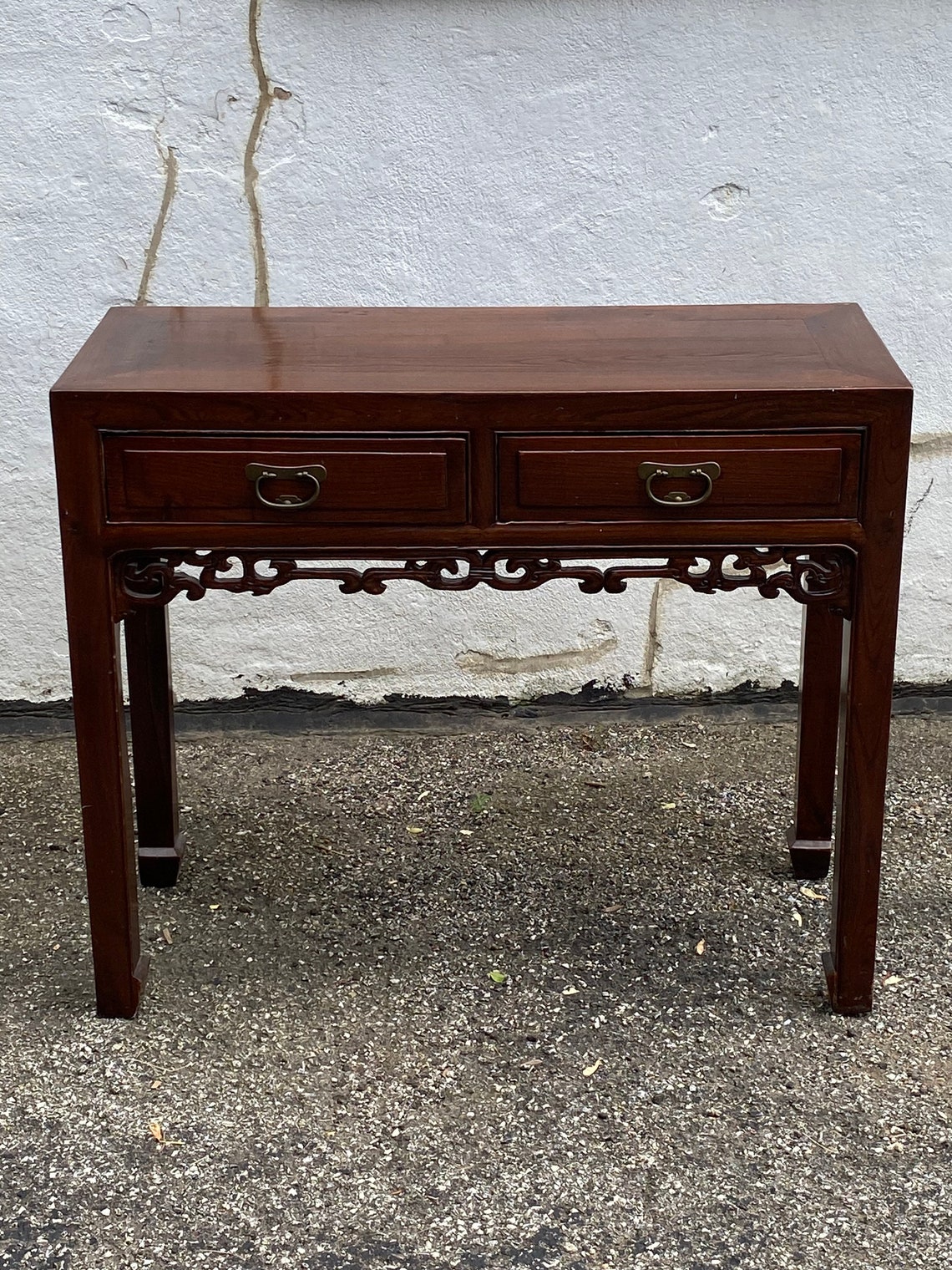 Antique Asian Style Console Table - Etsy