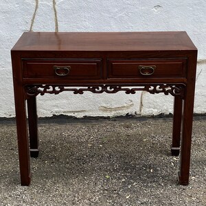 Antique Asian Style Console Table - Etsy