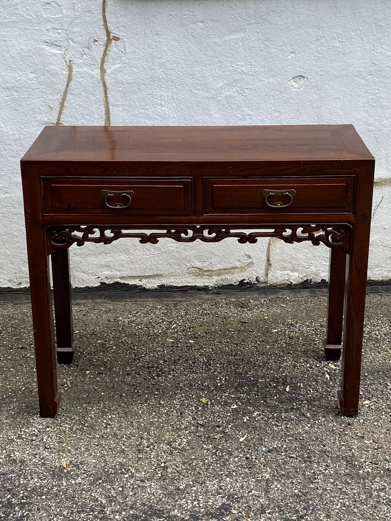Antique Asian Style Console Table - Etsy