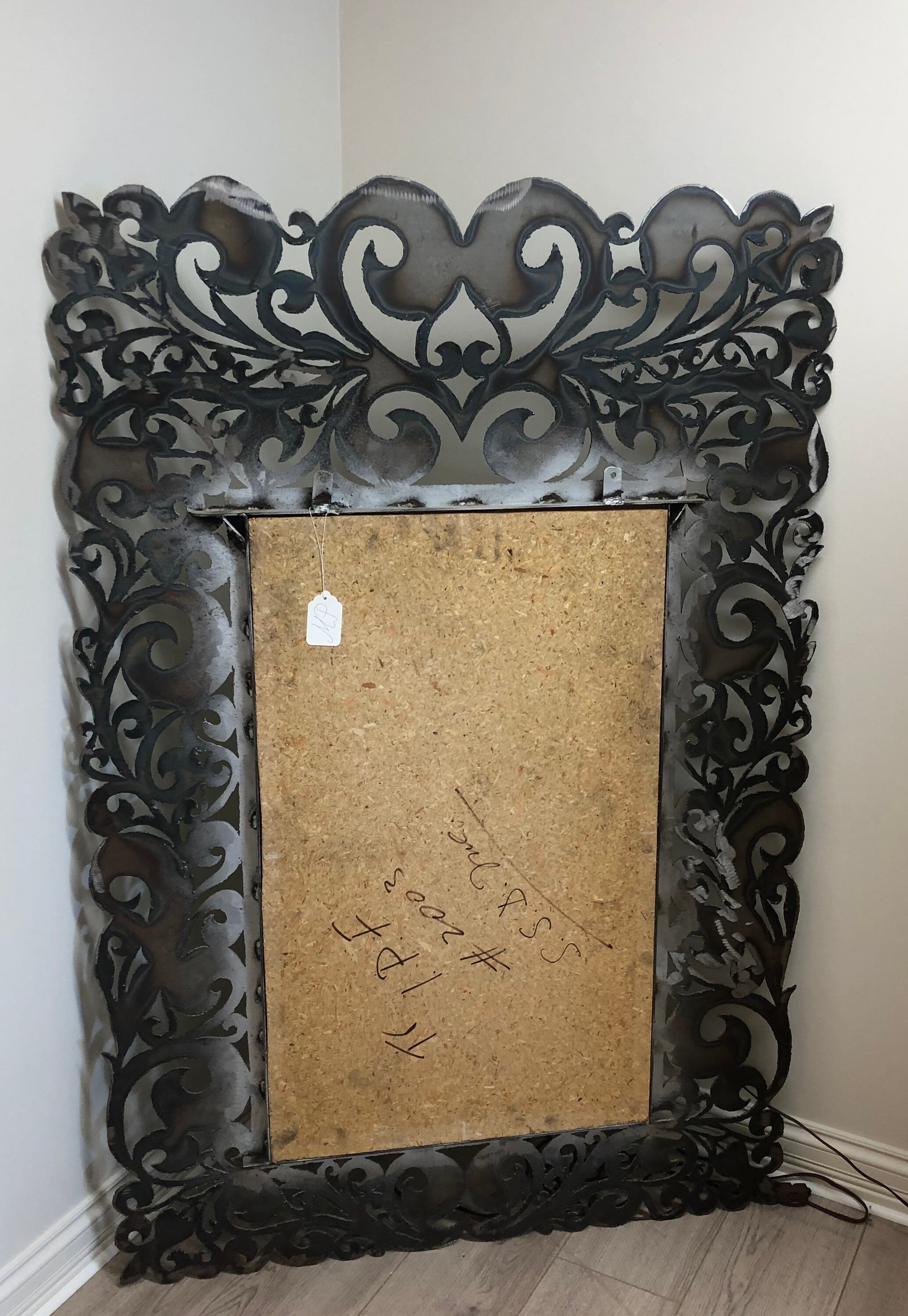 Vintage Metal Laser Cut Artisan Mirror - Etsy