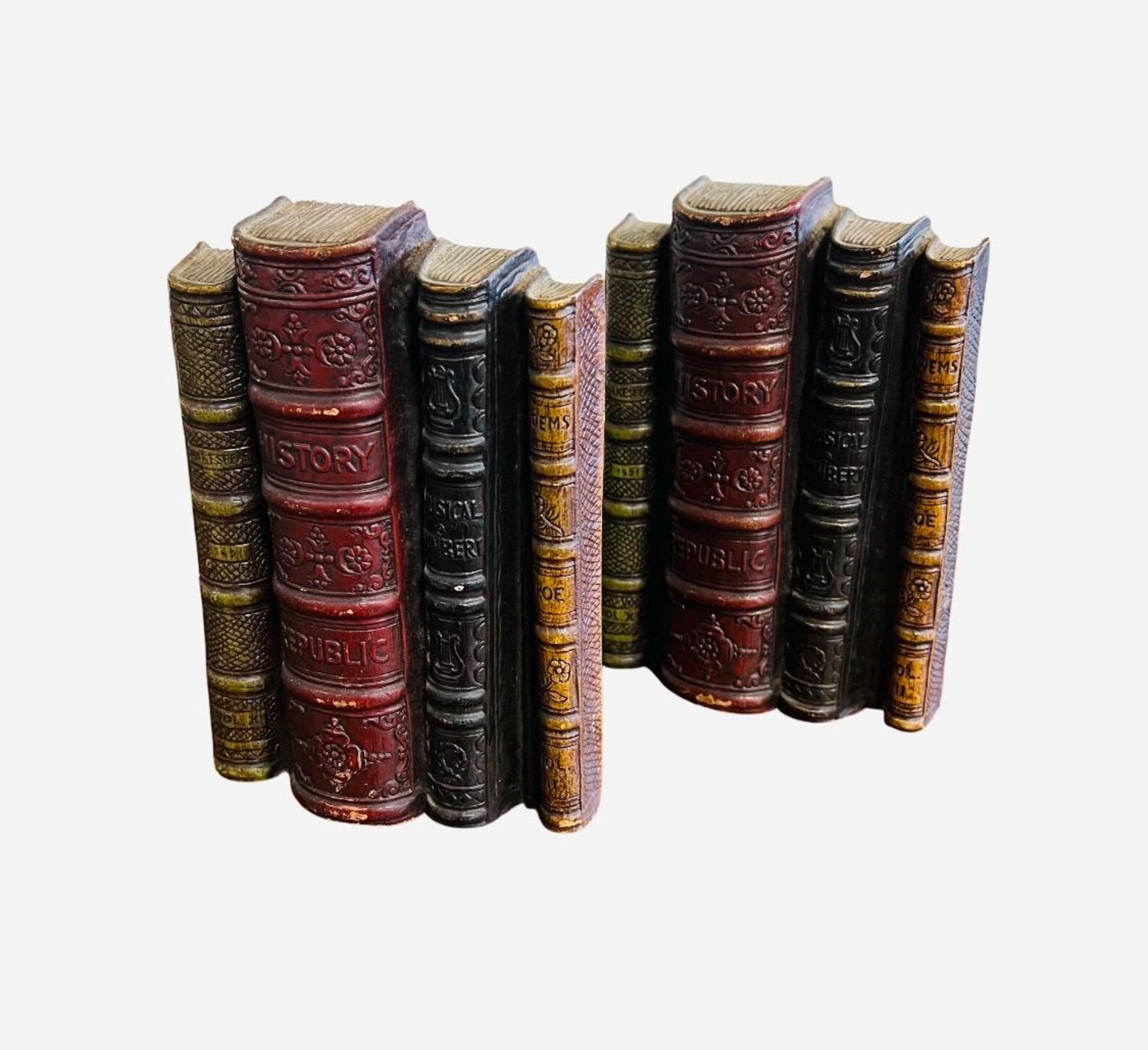 Vintage Syroco Bookends A Pair - Etsy