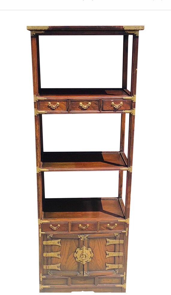 Antique Asian Style Etagere Etsy