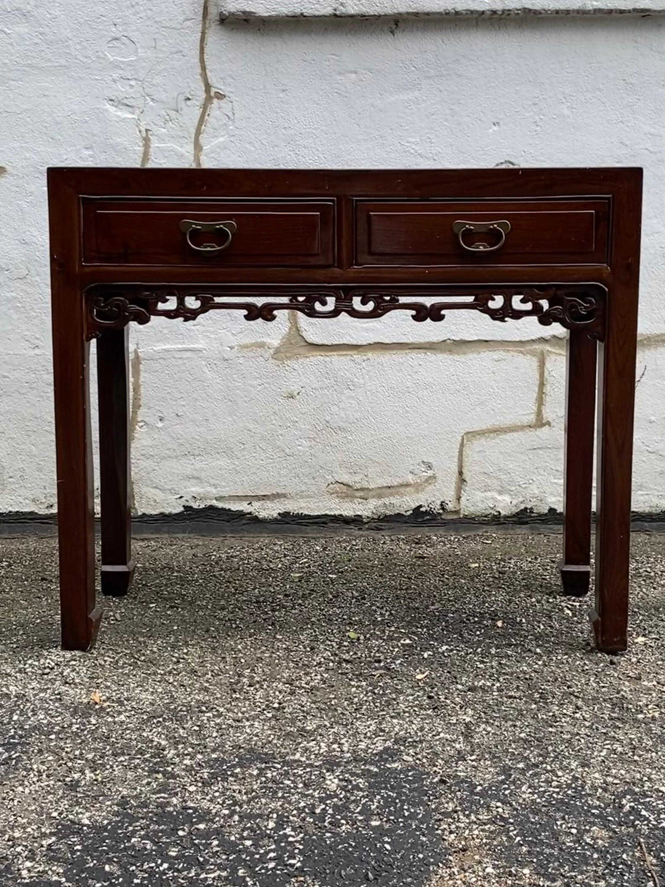 Antique Asian Style Console Table - Etsy
