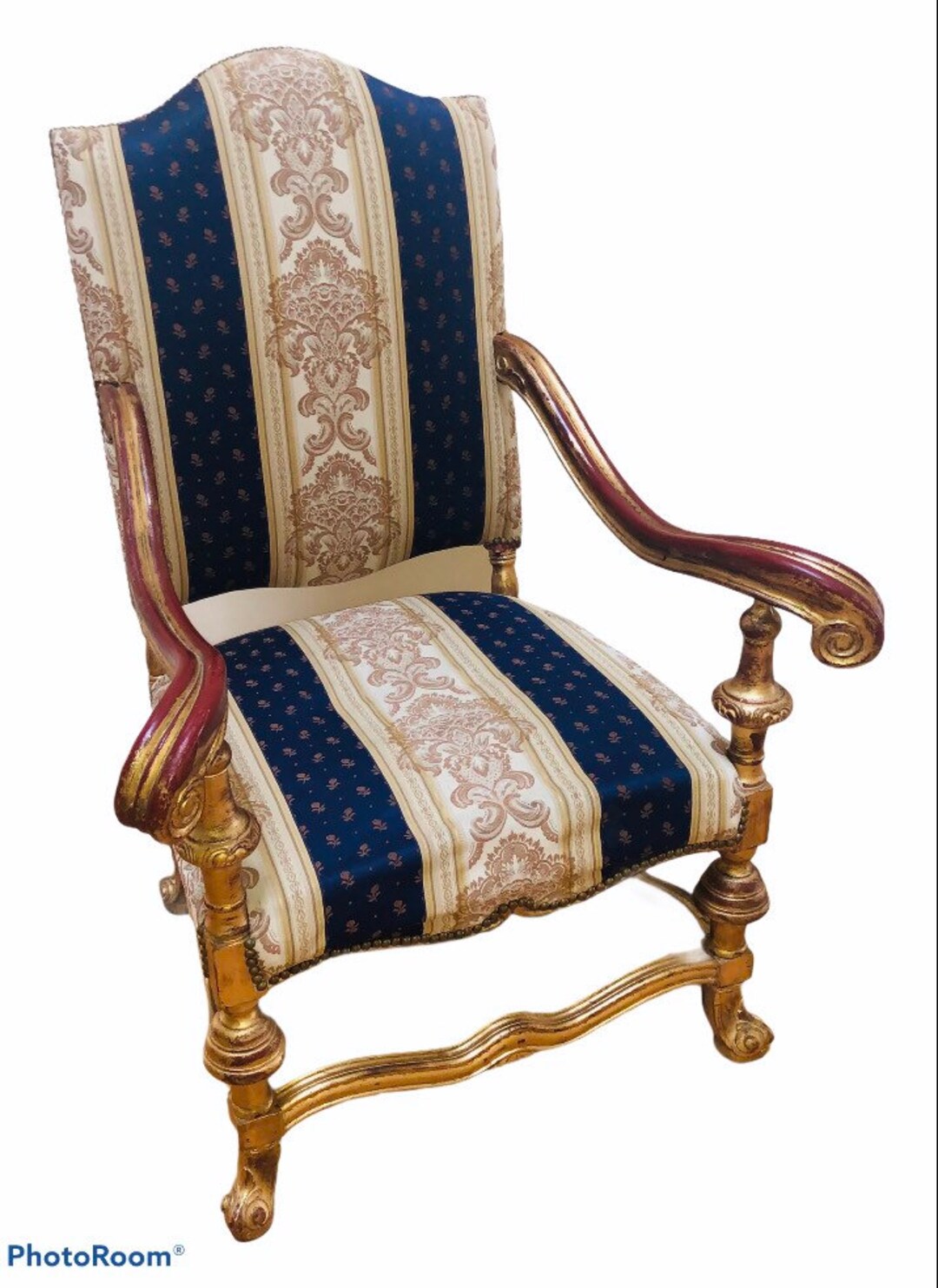 Antique Gold Gilt Chair - Etsy