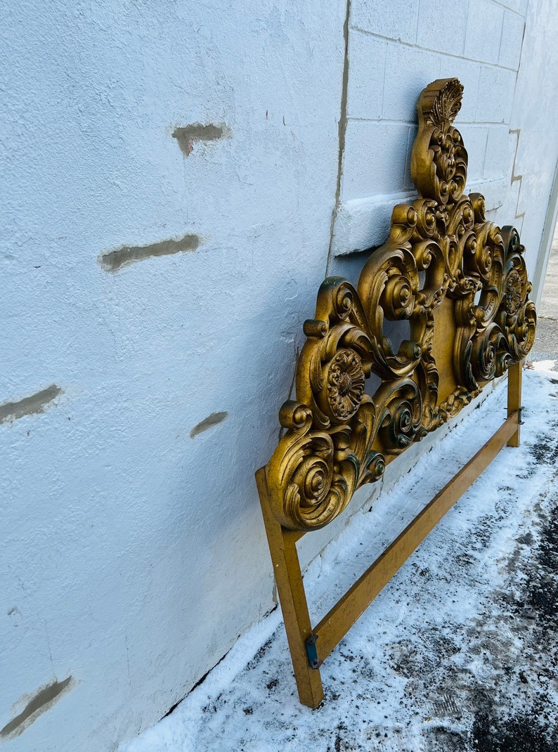Vintage Italian Rococo Style King Headboard | Etsy