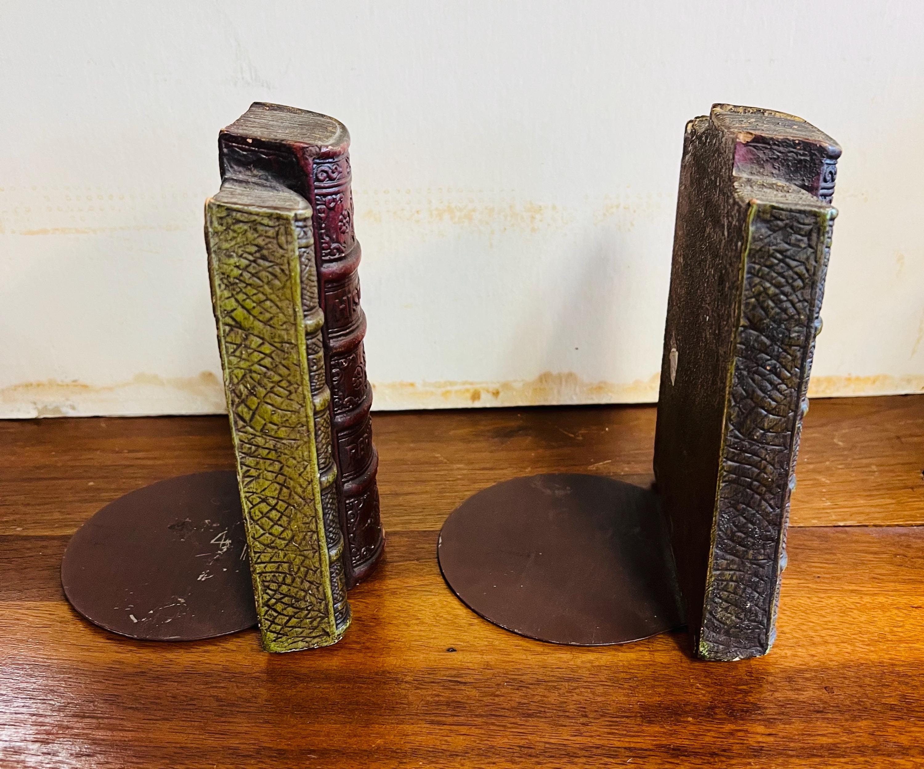 Vintage Syroco Bookends A Pair - Etsy
