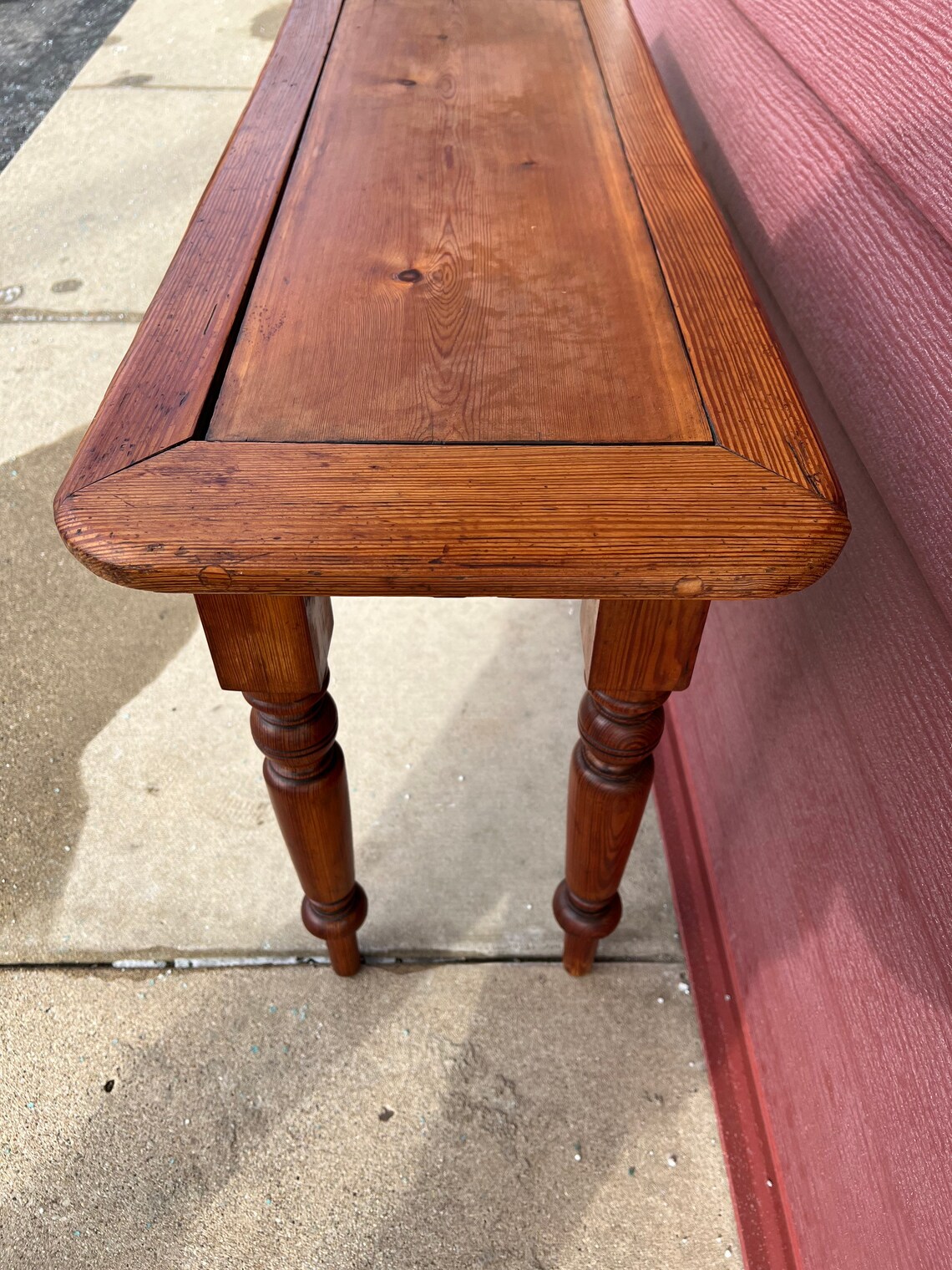 Early 1800 English Pine Prep Table or Hall Table - Etsy