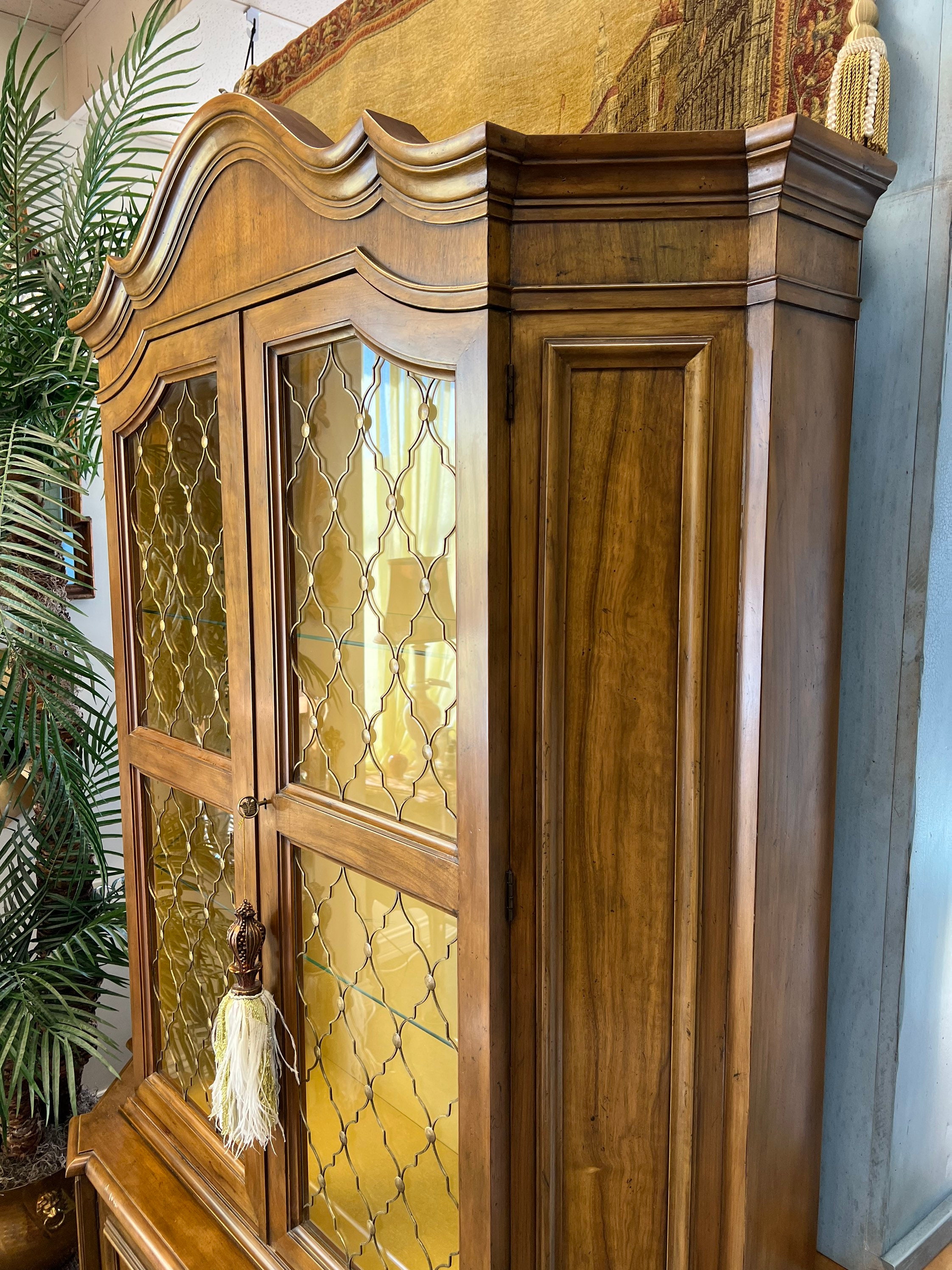 Vintage Baker Furniture Breakfront Cabinet - Etsy