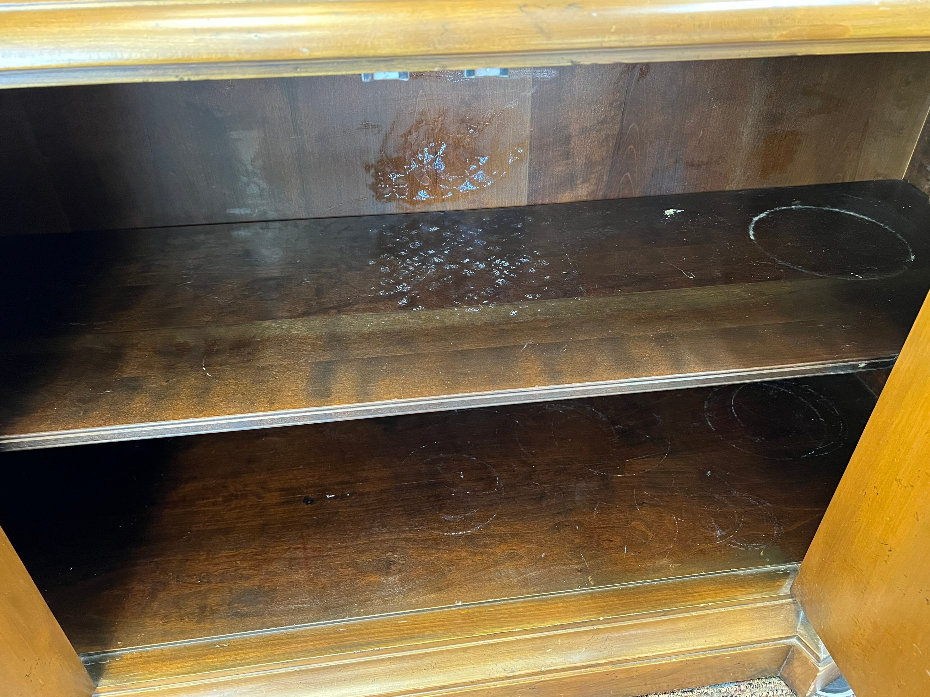 Vintage Baker Furniture Breakfront Cabinet - Etsy