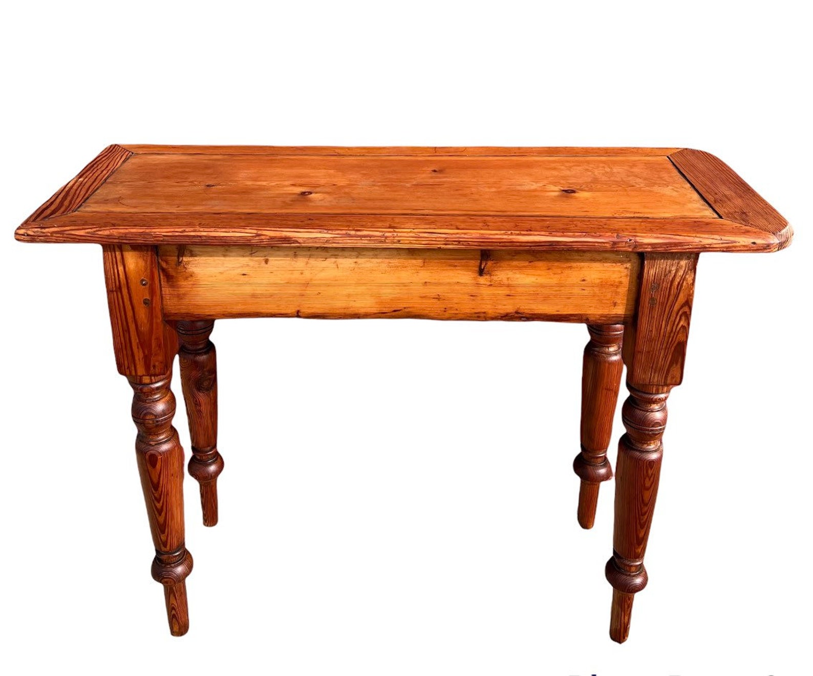 Early 1800 English Pine Prep Table or Hall Table - Etsy