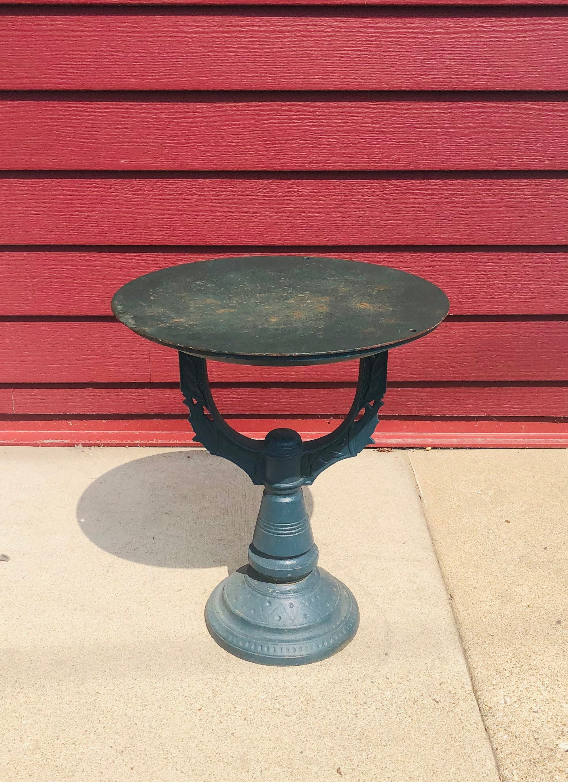 Antique Cast Iron Table From Sun Dial - Etsy