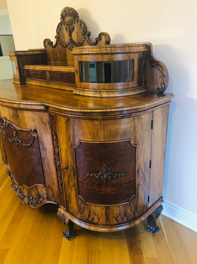 Antique Extremely Elaborate German Buffet Sideboard - Etsy