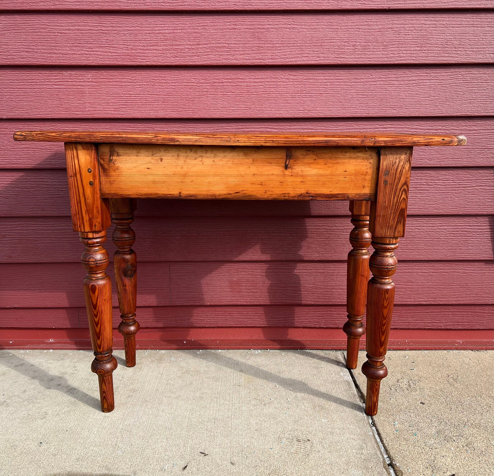 Early 1800 English Pine Prep Table or Hall Table - Etsy