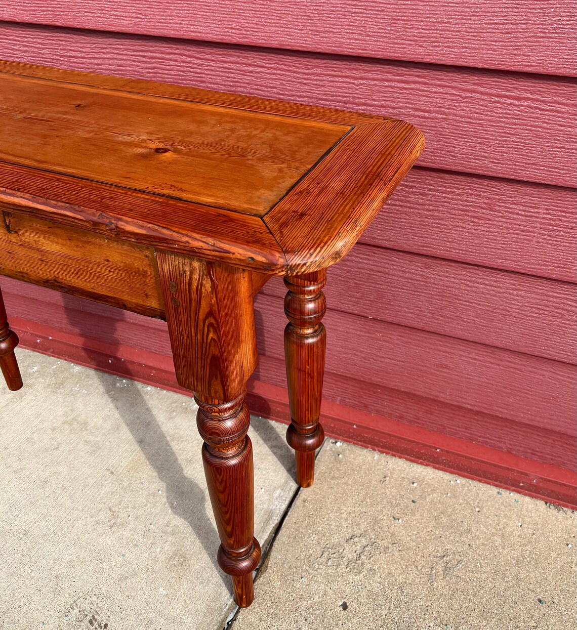 Early 1800 English Pine Prep Table or Hall Table - Etsy