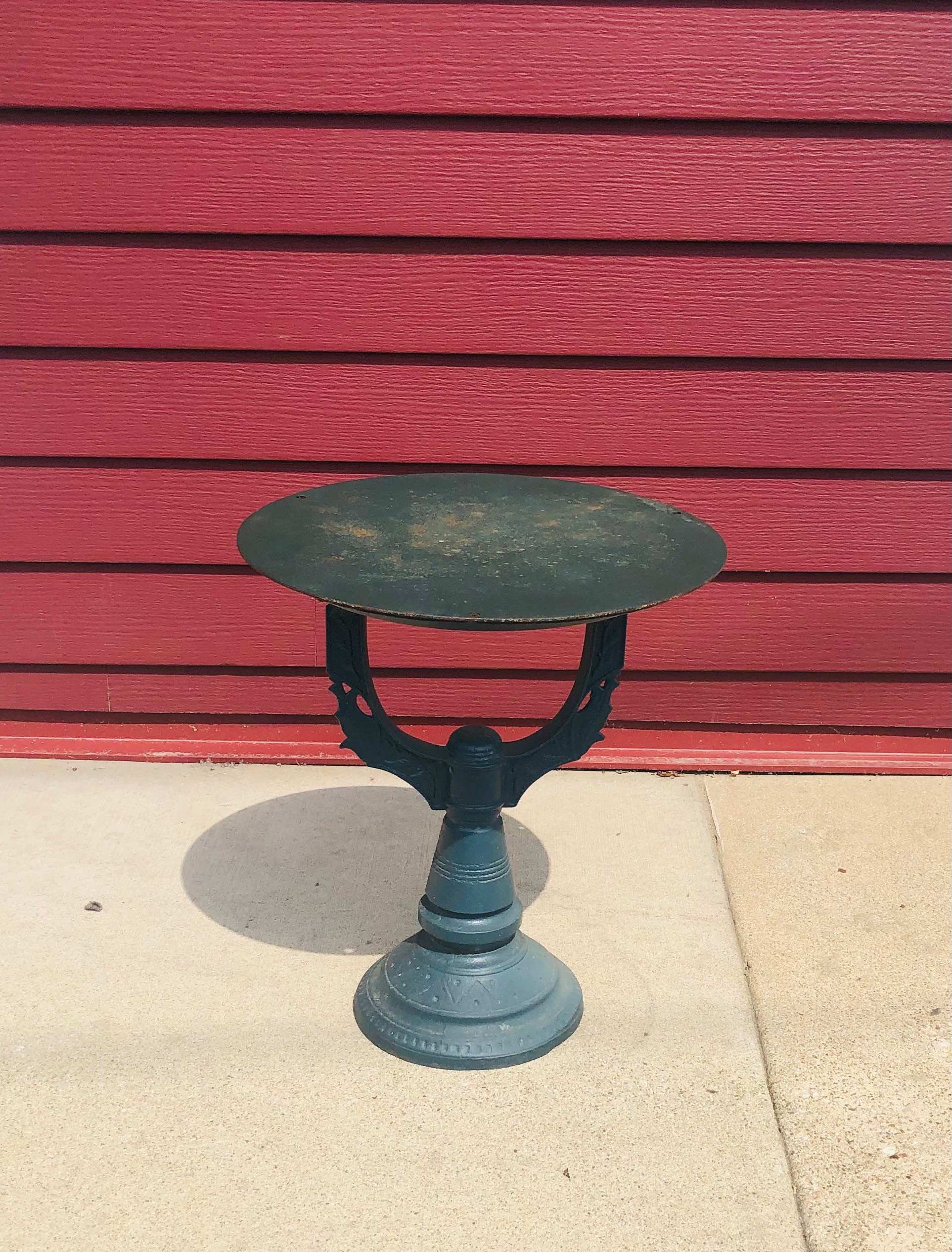 Antique Cast Iron Table From Sun Dial - Etsy