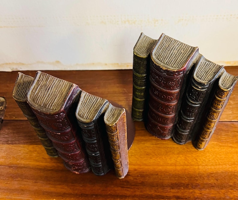 Vintage Syroco Bookends A Pair - Etsy